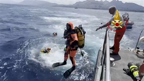 30m Operation To Recover Bayesian Superyacht Underway