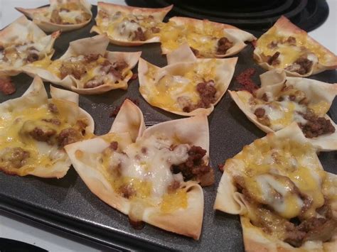 Les Douceurs De Genny BouchÉes De PÂte Wong Tong À La Mexicaine