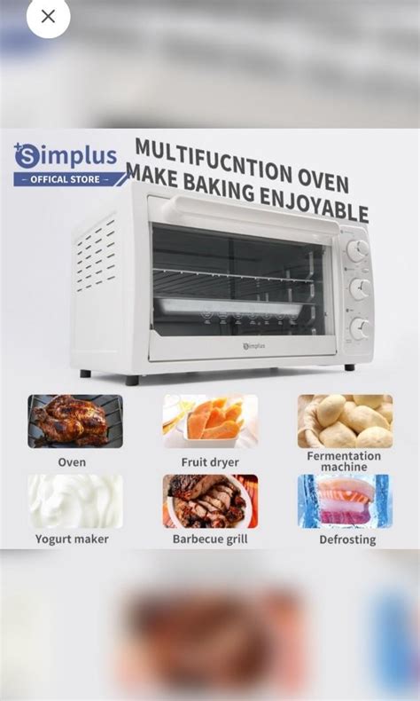 Simplus Oven Tv And Home Appliances Kitchen Appliances Ovens