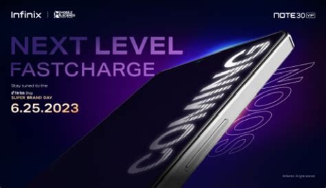 Infinix NOTE 30 VIP The Next Level Fast Charge Will Be Launching Soon Corner Magazine PH