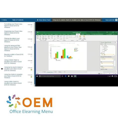 Tosa Excel Cursus E Learning Oem