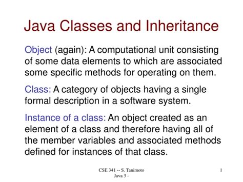 Ppt Inheritance In Java Powerpoint Presentation Free Download Id5526961