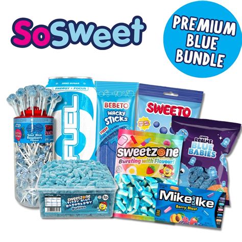 Premium Blue Bundle Ultimate Collection Of Blue Raspberry Sweets