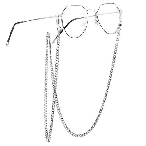 Chainspromax Glasses Chain For Men 28 Stainless Cuban Chain Eye