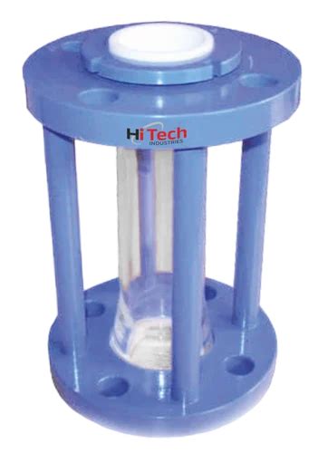 Sight Glass Pvdf Tubular Type Sight Glass Flow Indicator Size 15 To