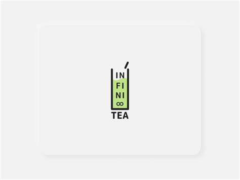Infinitea Logo Tea Logo Logo Design Coffee Drinks Logo
