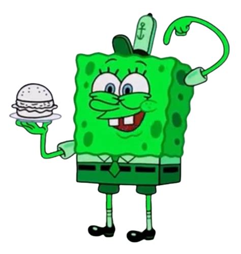 Spongebob Green Png By Paddymcclellan On Deviantart