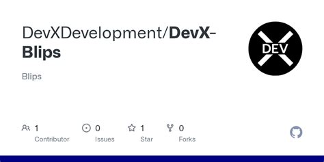 Github Devxdevelopmentdevx Blips Blips