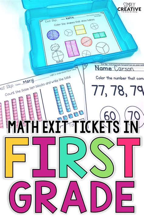 Math Exit Tickets For Formative Assessment Artofit