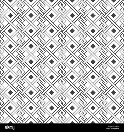 Seamless Pattern Stylish Abstract Geometric Background Modern Linear Texture With Thin Lines
