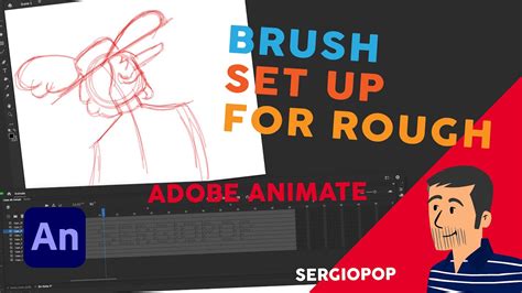Set up for rough brush. Adobe Animate - YouTube