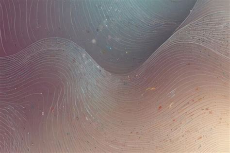 Abstract Wavy Lines In Pastel Colors Premium Ai Generated Image