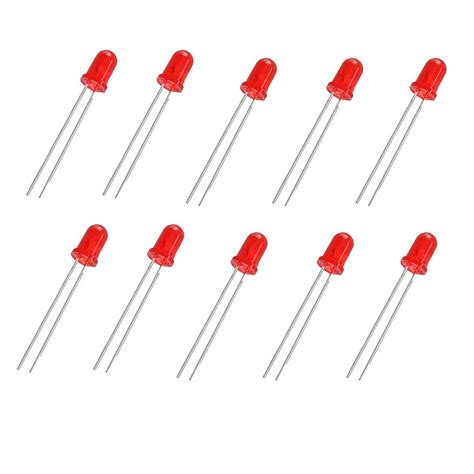 Buy 5mm Red Led Pack Of 10 Online In India Robocraze