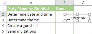 Insert Checkbox In Excel Create Interactive Checklist Or To Do List