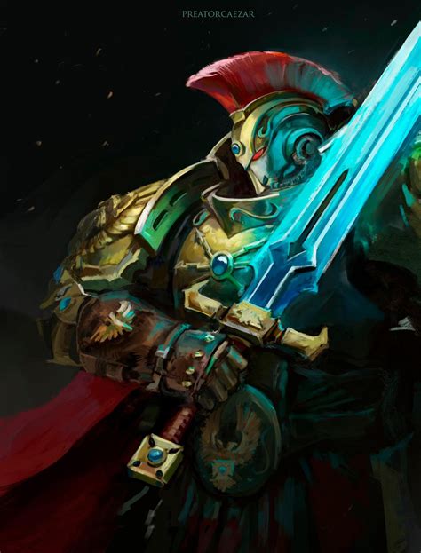 3d File Adeptus Golden Custodes Blade Champion 🦸 ・model To Download And