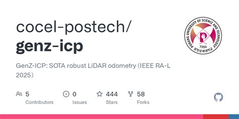 Github Cocel Postechgenz Icp Genz Icp Sota Robust Lidar Odometry