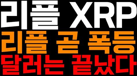 리플 Xrp 곧 폭등 달러의 시대는 끝났다 양자컴퓨터 리플etf 트럼프펀드 비트코인 리플전망 리플전망2025 리플xrp실시간