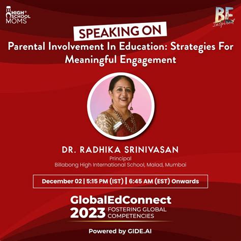 Dr Radhika Srinivasan Ph D On Linkedin I Am Speaking At 5th Global Edconnect Asias