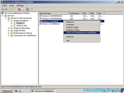 enable windows deployment services wds multicast on windows server