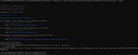 external checks git generates error custom policies not checked