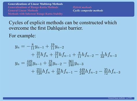 general linear methods ppt