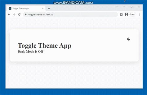 create dark light theme toggle in react by alan grant medium