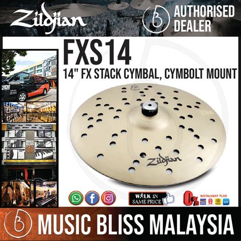 Zildjian 14 Fx Stack Cymbal With Cymbolt Mount Total Music Gear All