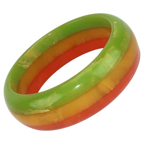 Plastic Bangle Bracelets 1950s For Sale At 1stdibs