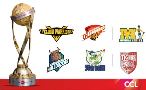 Ccl All Team Logo Ccl Cricket League 2024