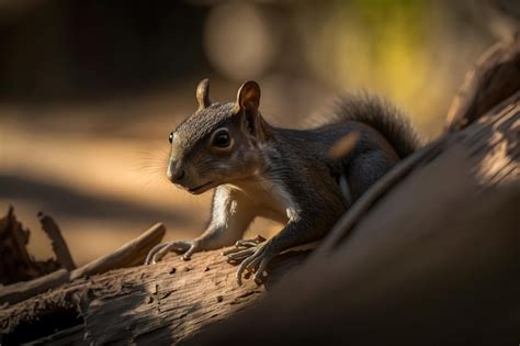 Premium Ai Image Art View On Wild Nature Cute Red Squirrel Neural