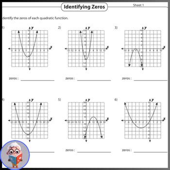 Mastering Quadratic Functions: Comprehensive Graphing Worksheets for High School