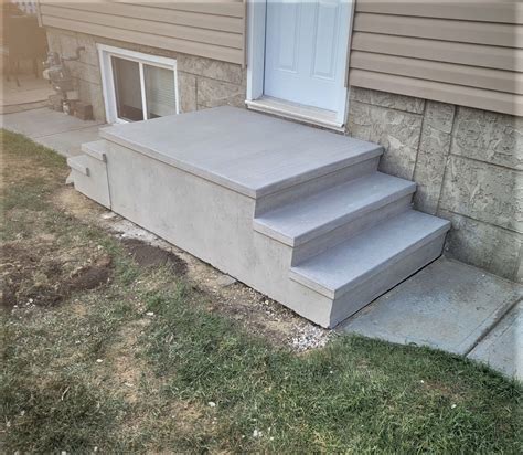 Precast Concrete Steps Edmonton The Concrete Doctors