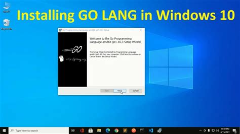 How To Install Go Programming Language In Windows 10 Go Golang