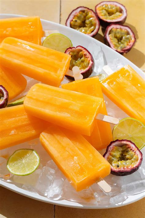 Passion Fruit Popsicles The Healthful Ideas Passion Fruit Popsicles The Healthful Ideas