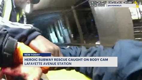 Bodycam Footage Shows Officers Save Brooklyn Commuter Who Fell Onto