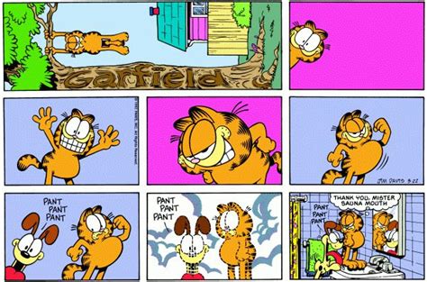 Garfield Comic Strip Written By Jim Davis Found On