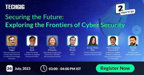 Techgig On Linkedin Webinar On Securing The Future Exploring The