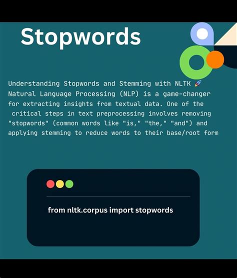 Nlp Textpreprocessing Stopwords Stemming Python Datascience