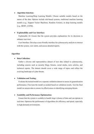 Automated Emerging Cyber Threat Identification and Profiling Based on Natural Language ...