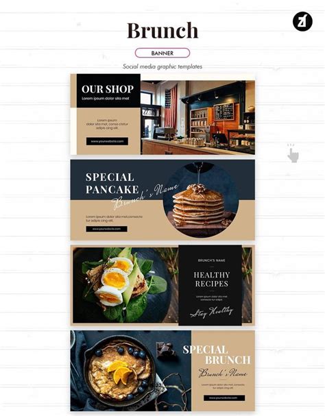 Social Media Design Food Banner Design Ideas Brunch Specials Post