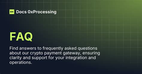 Faq Docs 0xprocessing