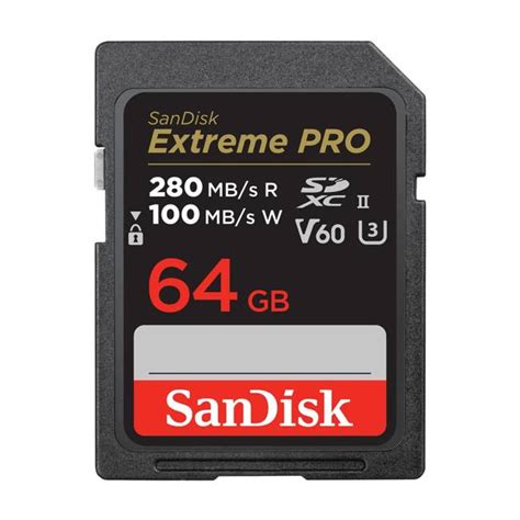 SanDisk Extreme PRO SDXC UHS II Card 64GB