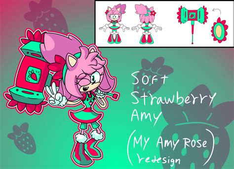 Soft Strawberry Amy Aka My Amy Redesign By Derekmundo On Deviantart