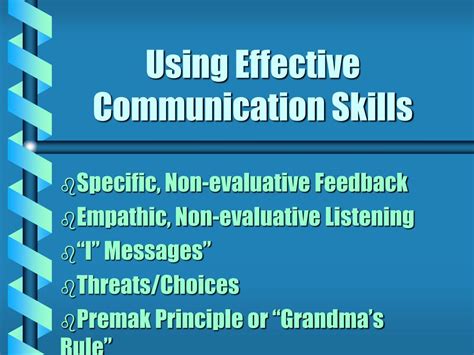 Ppt Using Effective Communication Skills Powerpoint Presentation Free Download Id 301109