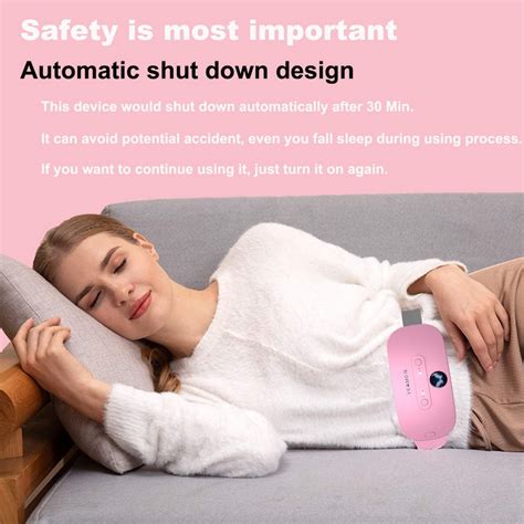 Yeamon Portable Cordless Heating Pad Electric Waist Belt Device