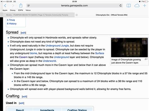 Mobile Chlorophyte Ore Terraria Community Forums