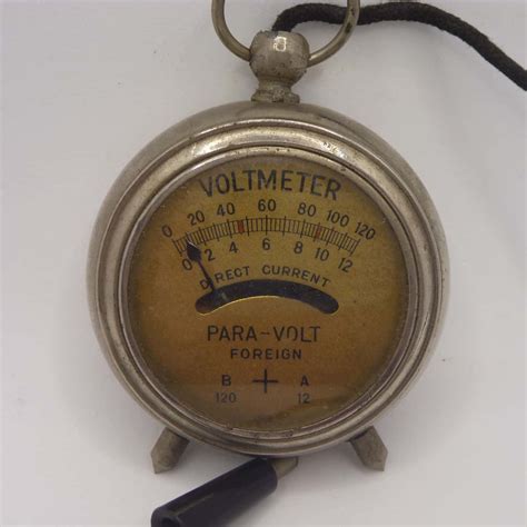 Jt Para Volt Pocket Voltmeter Circa 1920 S S
