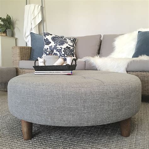 Round Fabric Coffee Table A Stylish And Practical Choice For Any Home Table Round Ideas