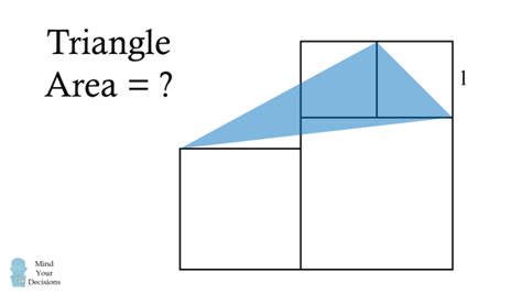 This Is Not Impossible Solve For The Triangles Area Mind Your Decisions