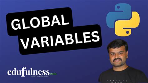 6 global variables python tutorials for beginners youtube
